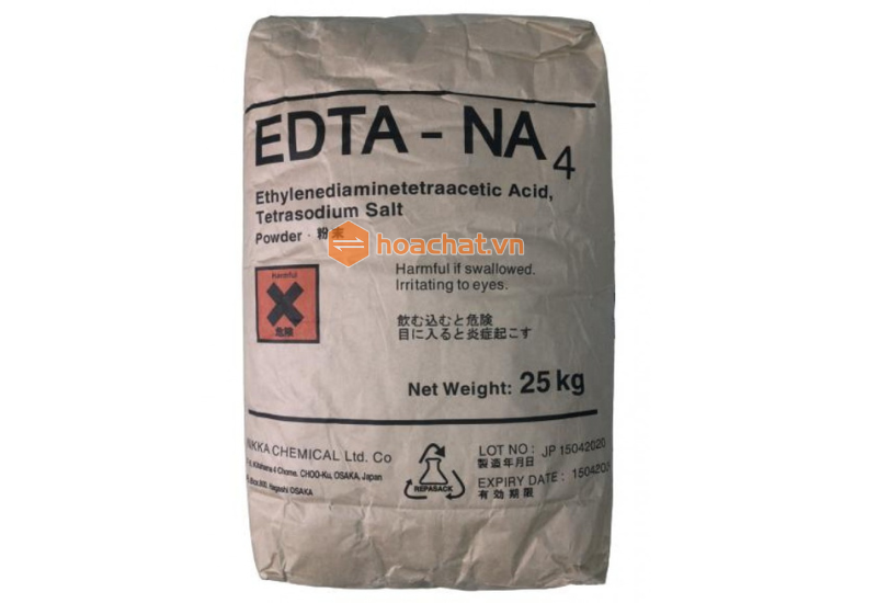 EDTA là gì? Tính chất, ứng dụng của EDTA trong đời sống - Tổng Kho Hóa Chất
